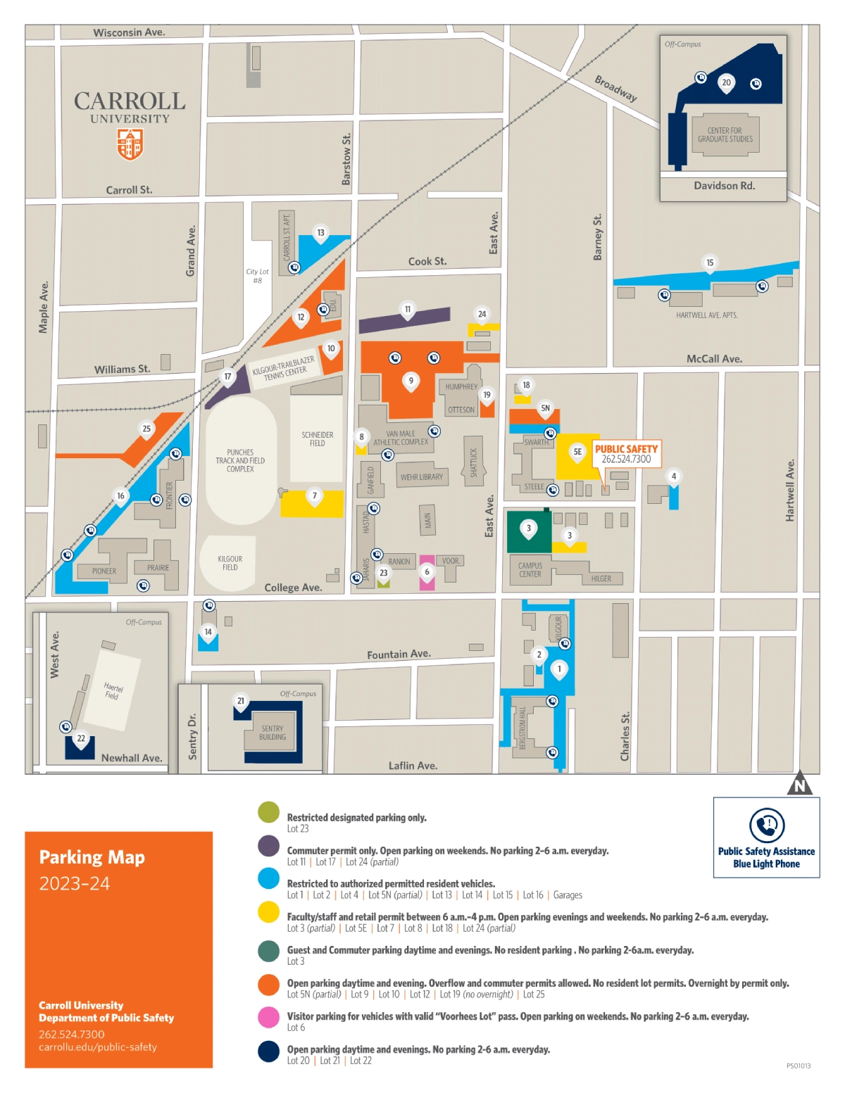 Carroll University Campus Map (2025-2024) - All Maps