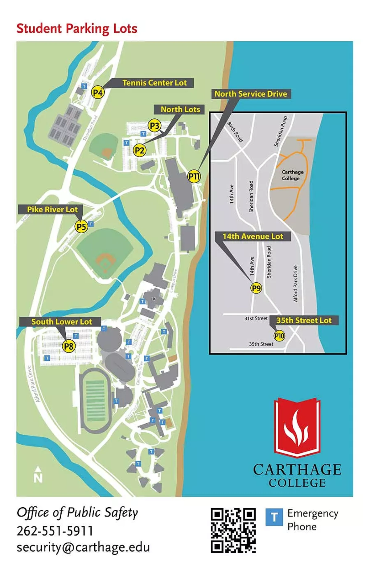 Carthage College Campus Map (2025-2019) - All Maps