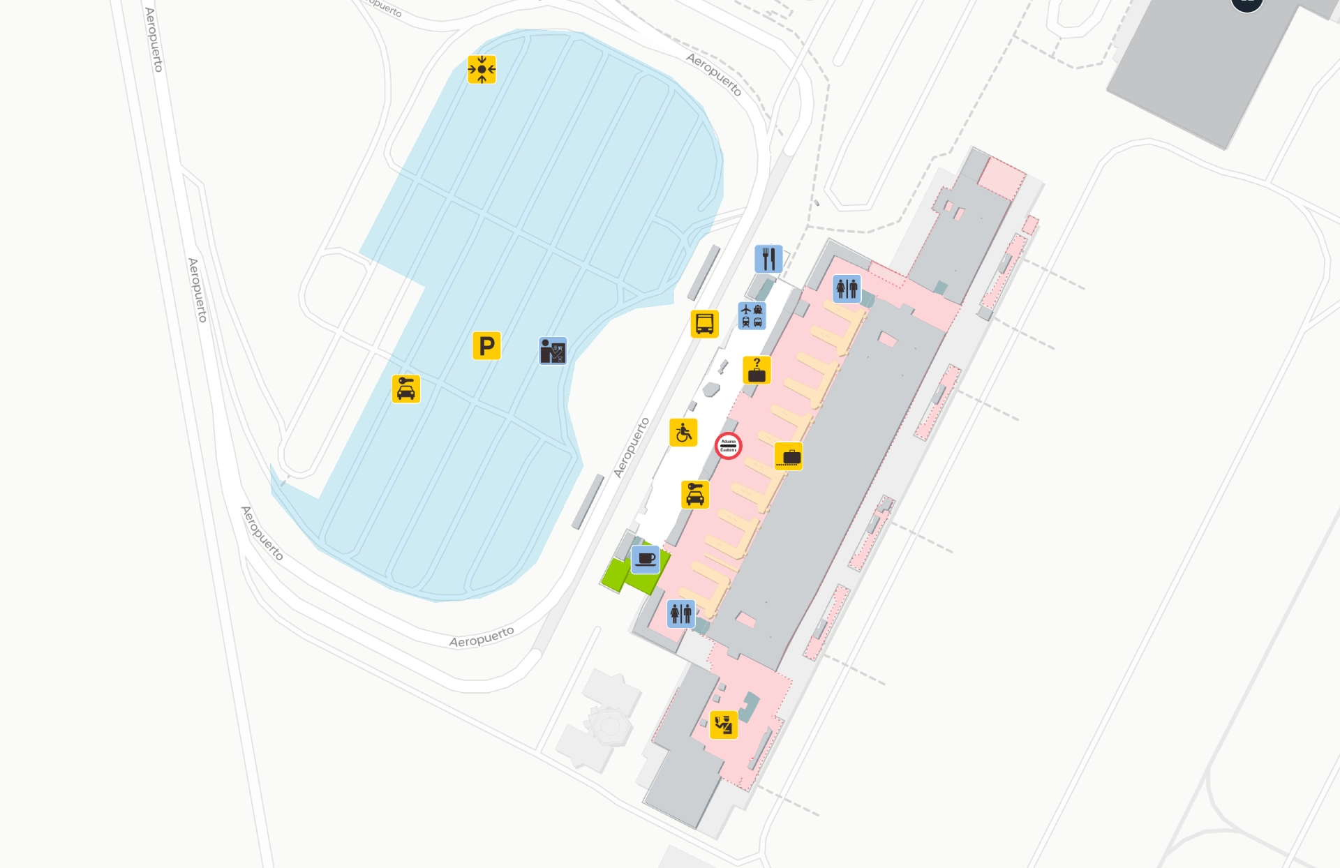 César Manrique Lanzarote Airport Ground Transportation Map (2025) - All ...