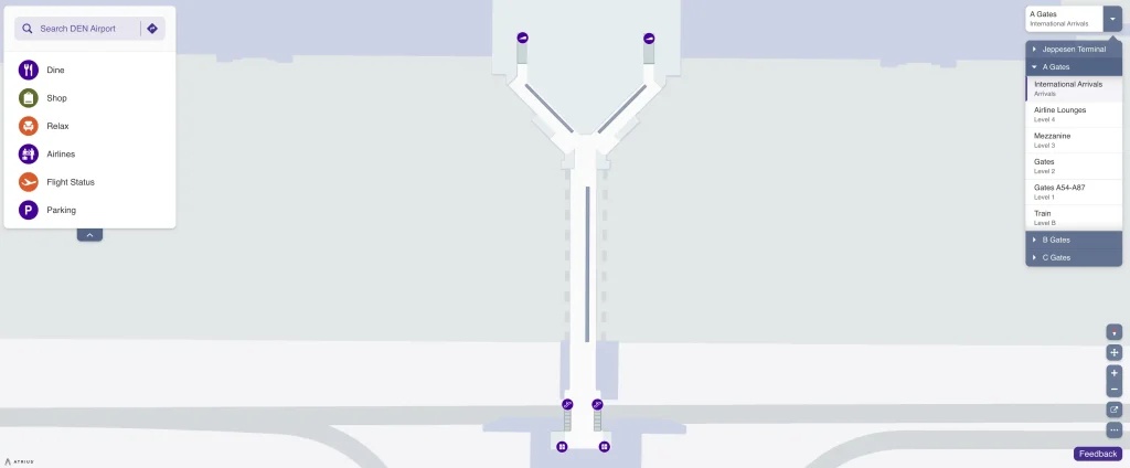 Denver International Airport Concourse A Map (Most Up-To-Date) - All Maps