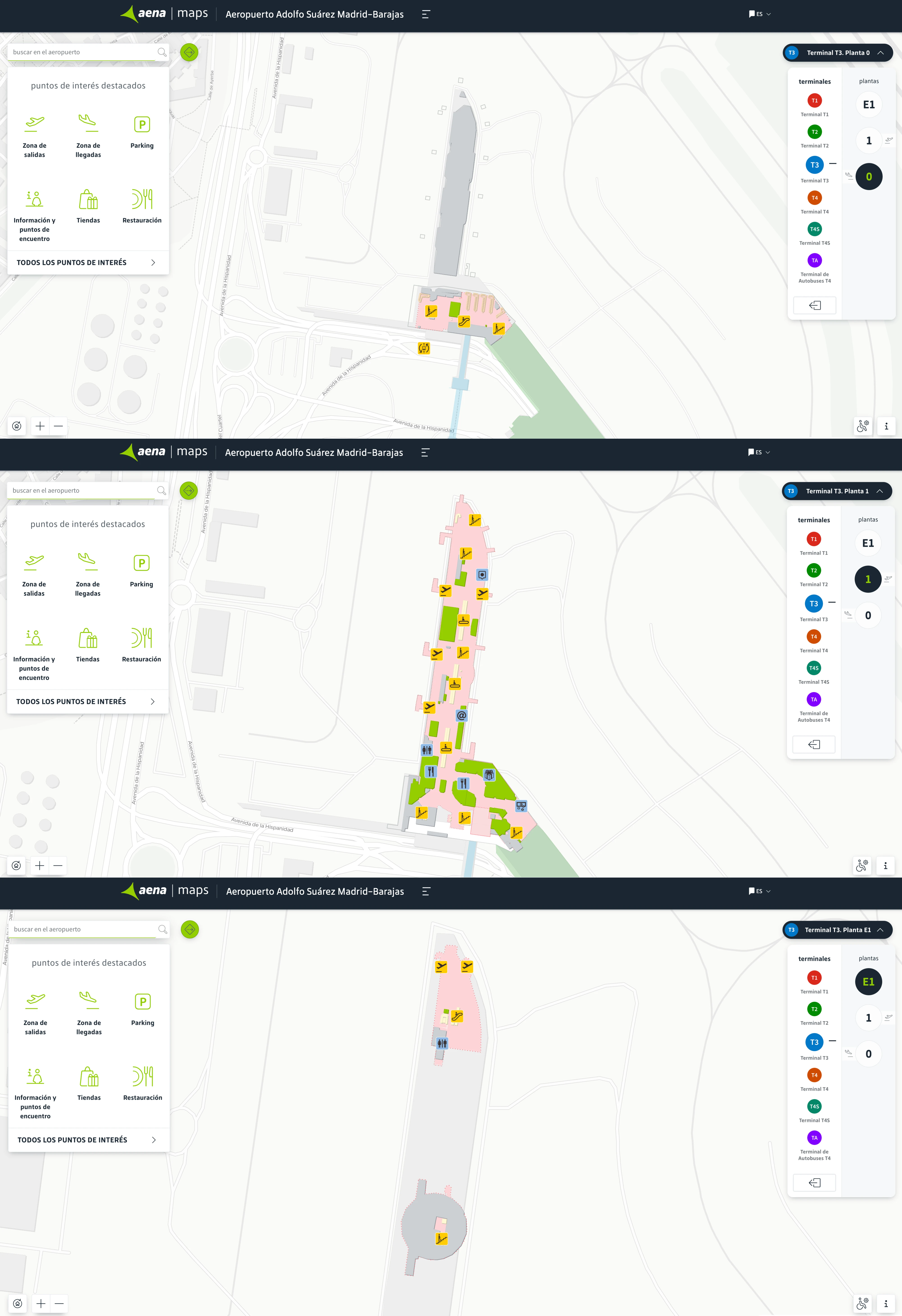 Adolfo Suárez Madrid–Barajas Airport Terminal 3 Map (Most Up-To-Date ...