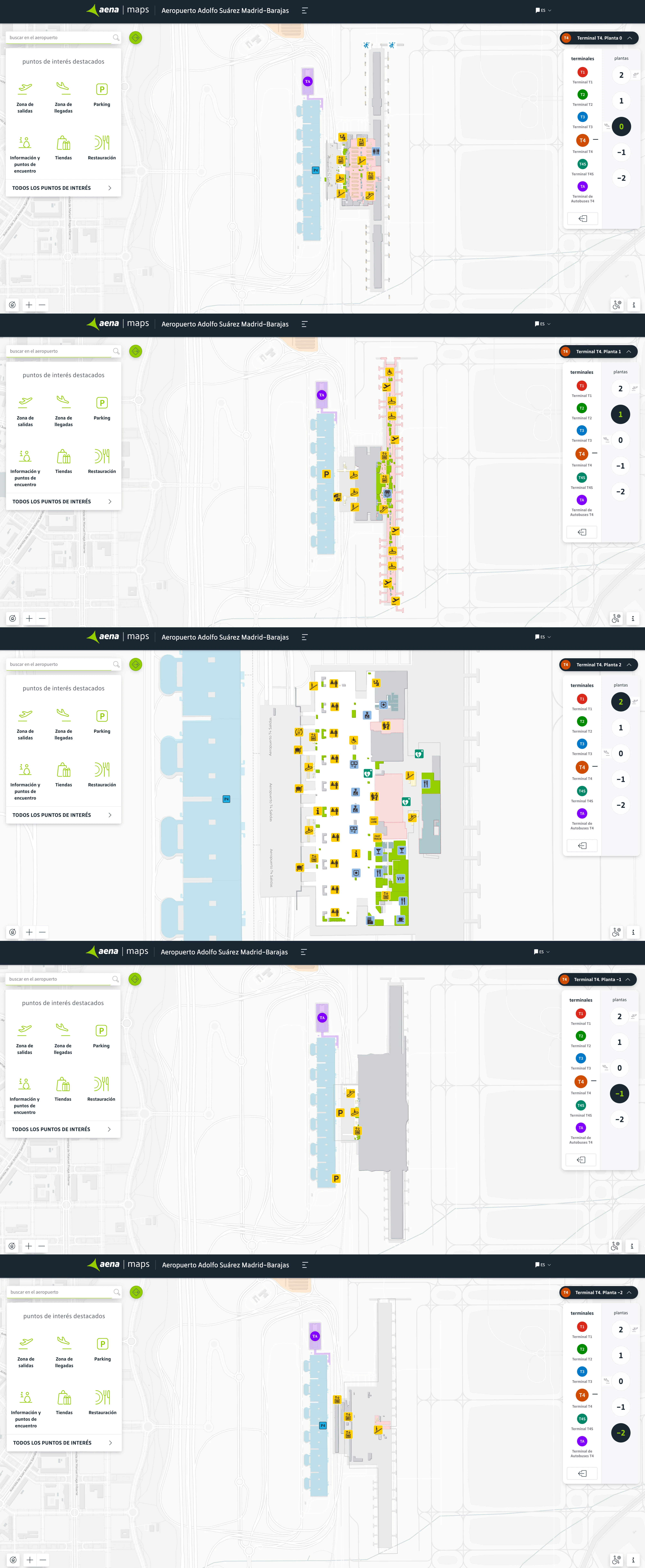 Adolfo Suárez Madrid–Barajas Airport Terminal 4 Map (Most Up-To-Date ...