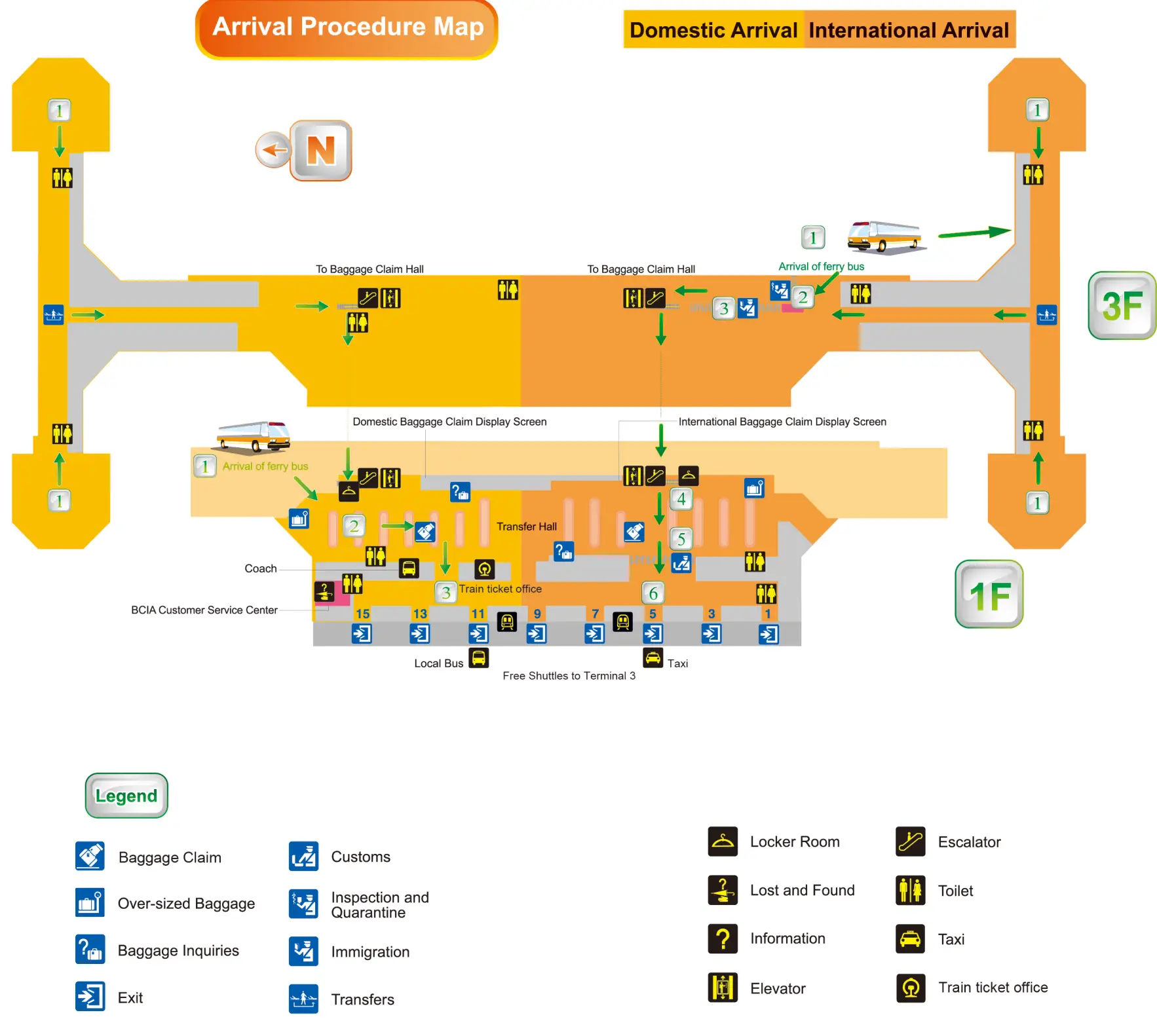 Beijing Capital International Airport Terminal 2 Map (Most Up-To-Date ...
