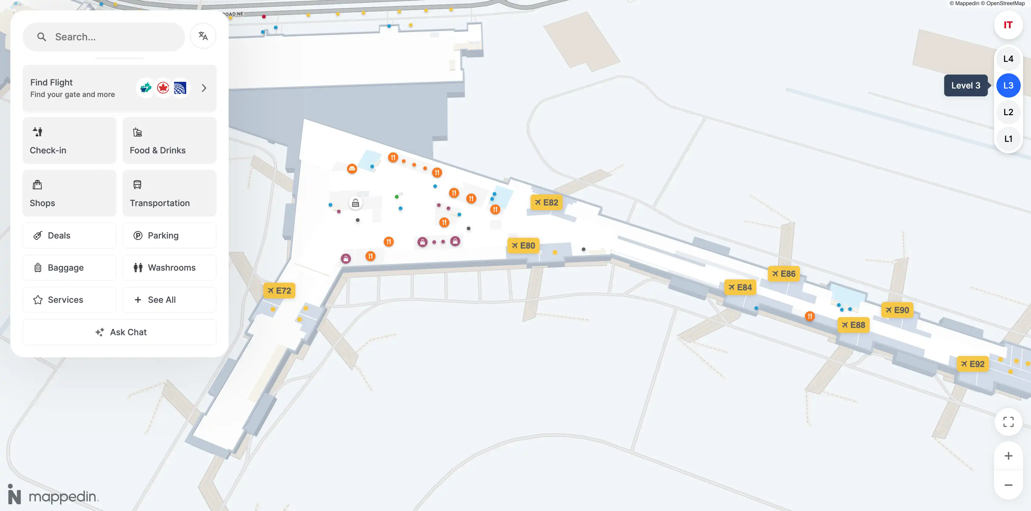 Calgary International Airport International Terminal Map (Most Up-To ...