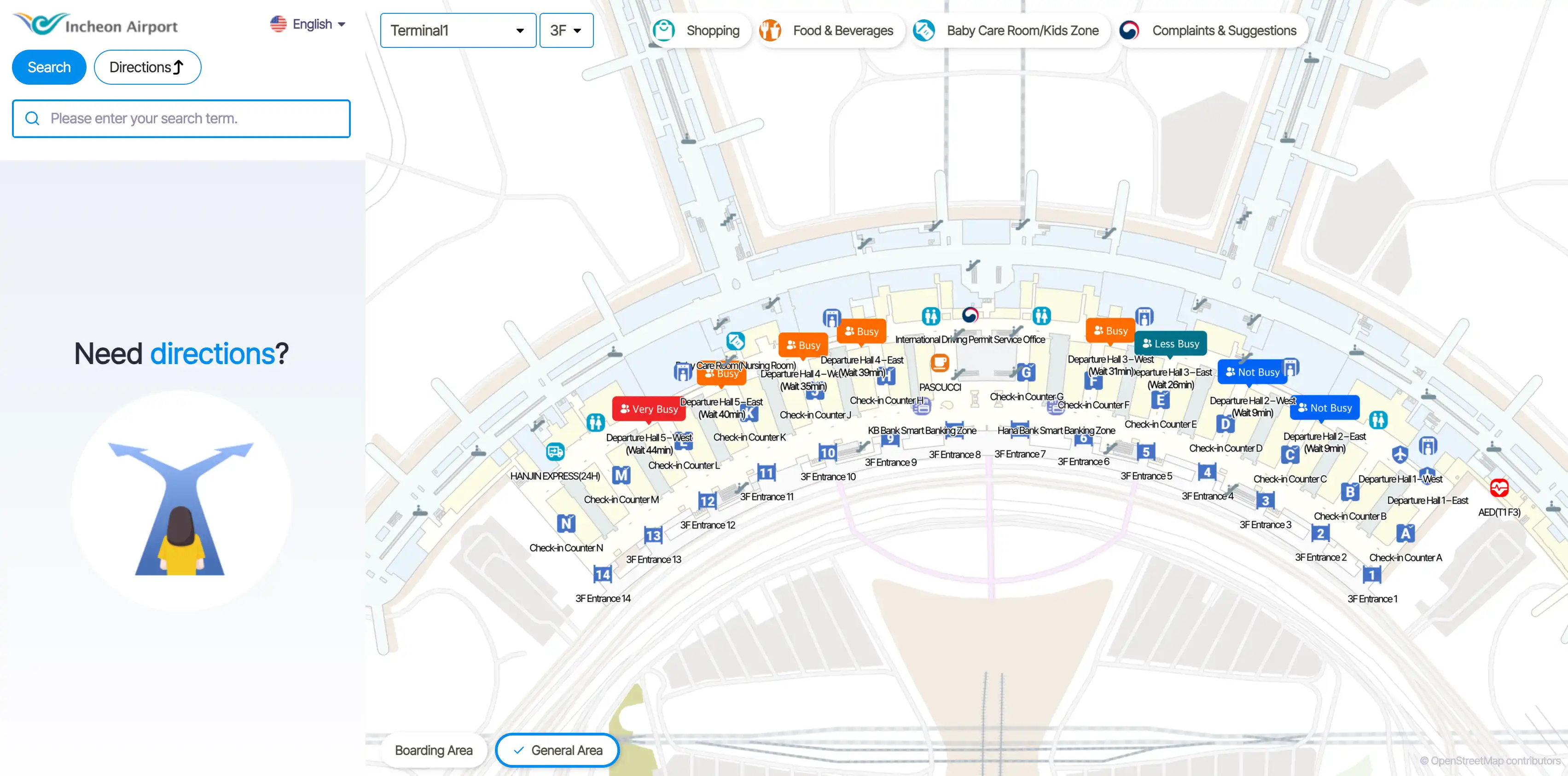 Incheon International Airport Terminal 1 Map (Most Up-To-Date) - All Maps