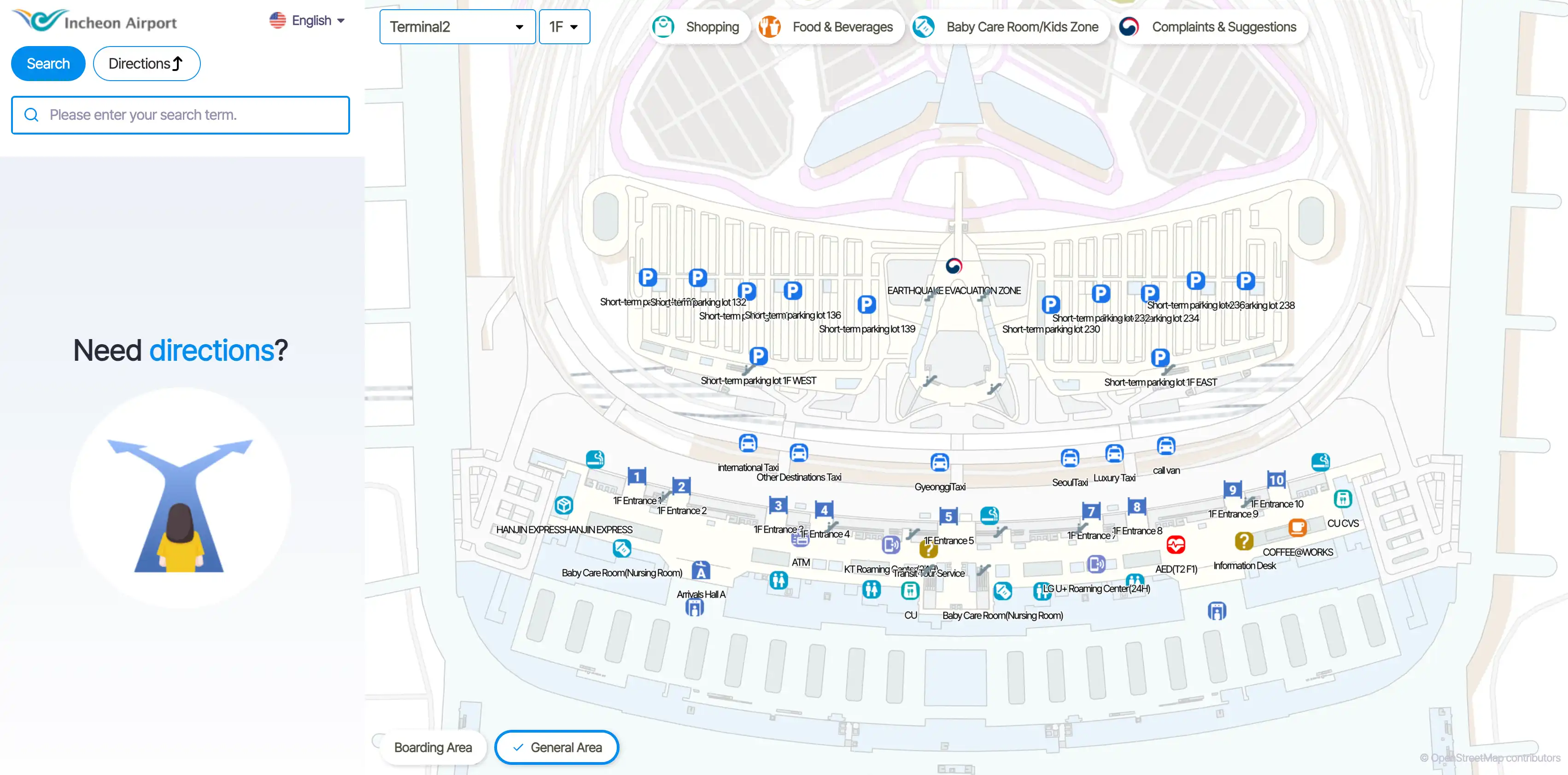 Incheon International Airport Terminal 2 Map (Most Up-To-Date) - All Maps