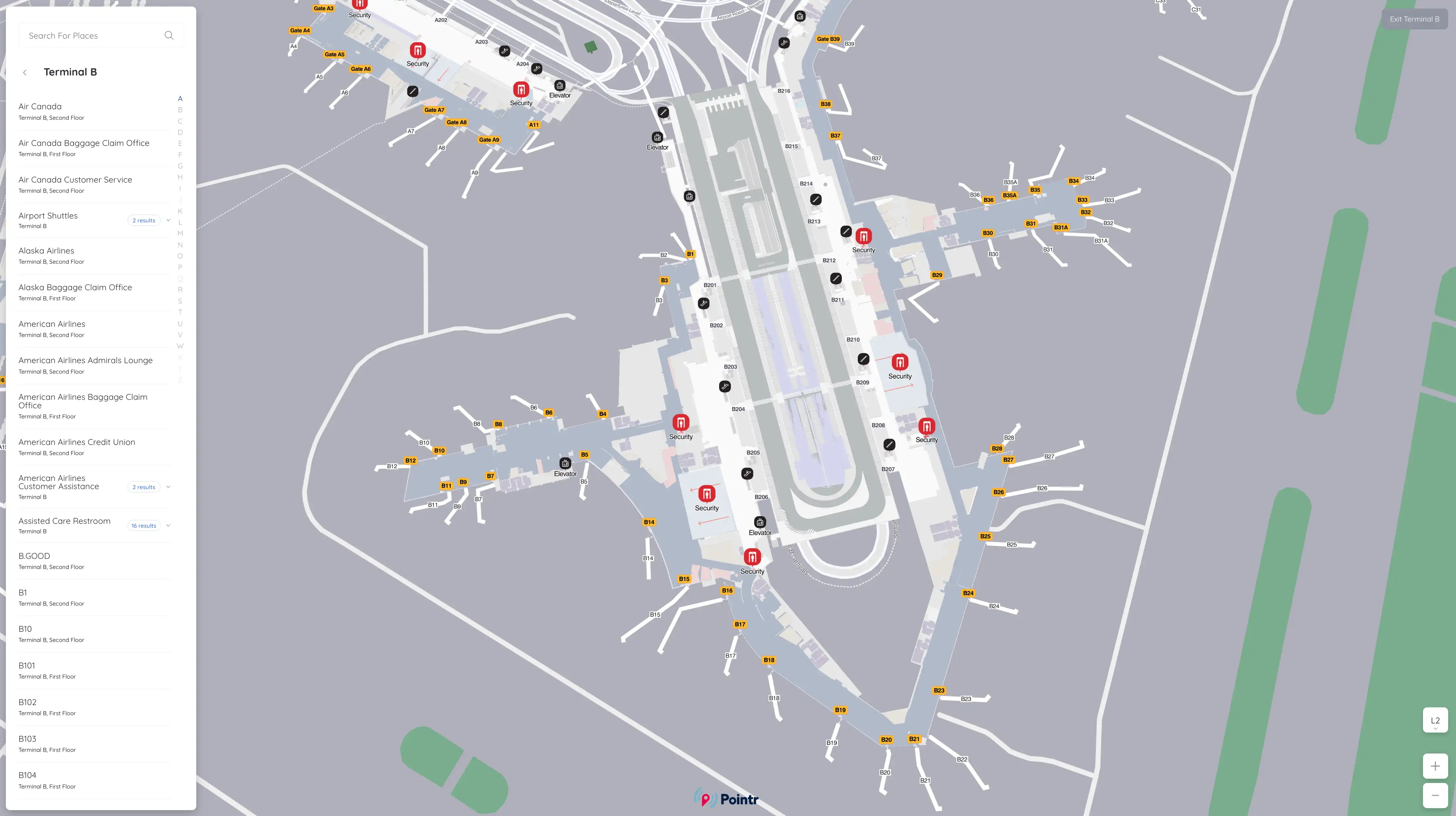 Logan International Airport Terminal B Map (Most Up-To-Date) - All Maps
