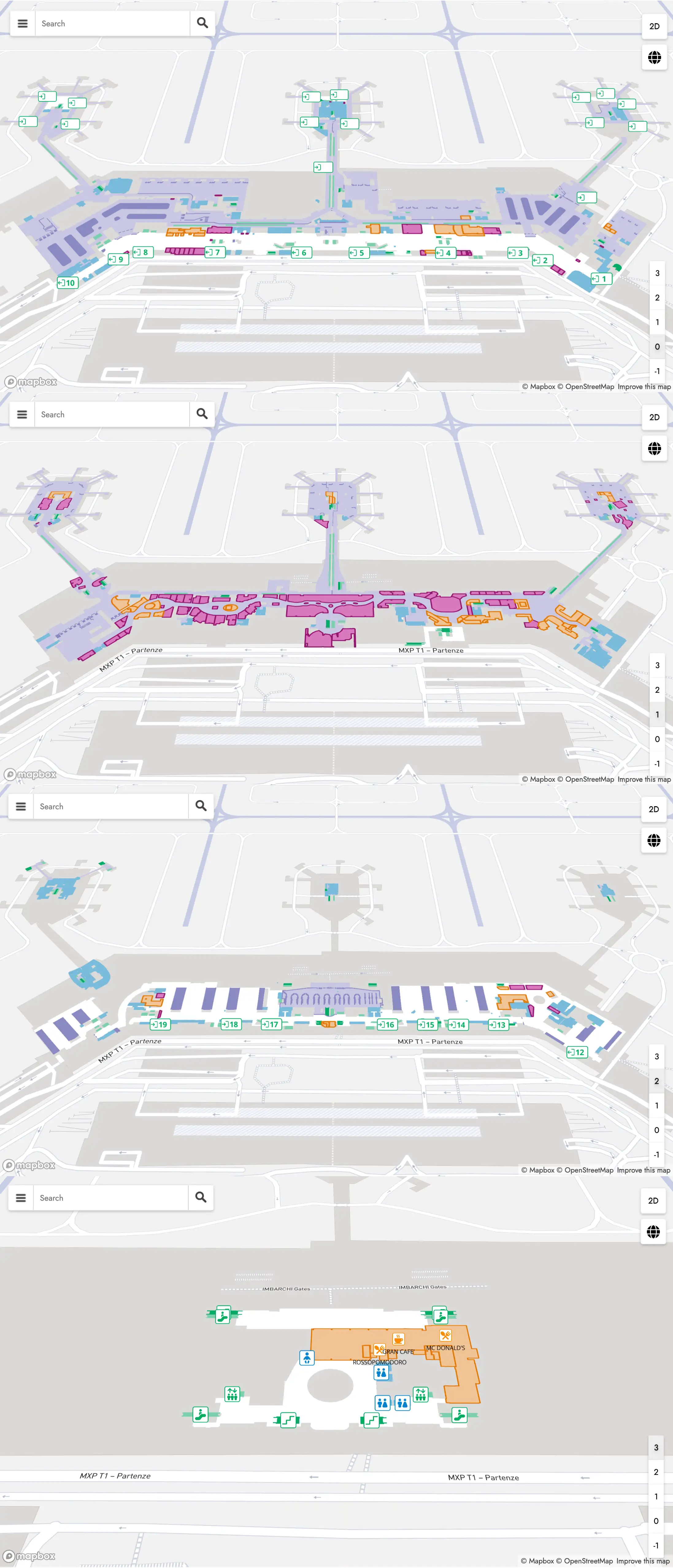 Milan Malpensa Airport Terminal 1 Map (Most Up-To-Date) - All Maps